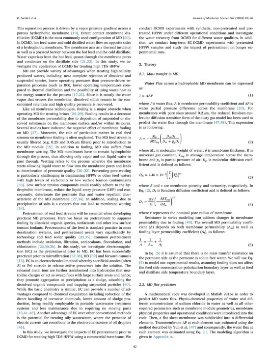 Electrocoagulation and Membranes – EC/MD for Produced Water Treatment ...